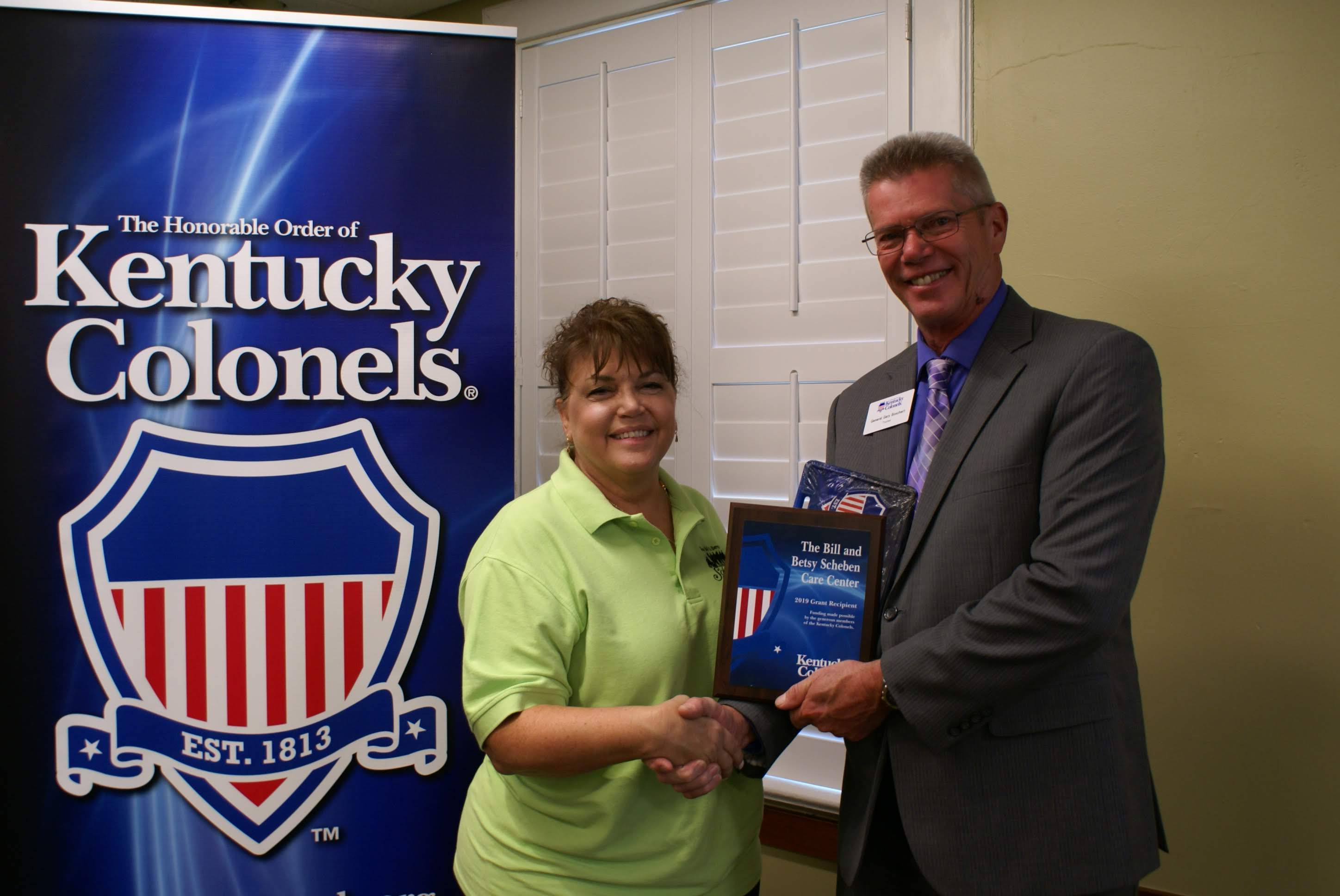 News | Scheben Care Center Awarded Grant From Kentucky Colonels 2019